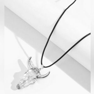 Jewelry | Crystal Bull Horned Gothic Skull Cow Heifer Longhorn Western ...